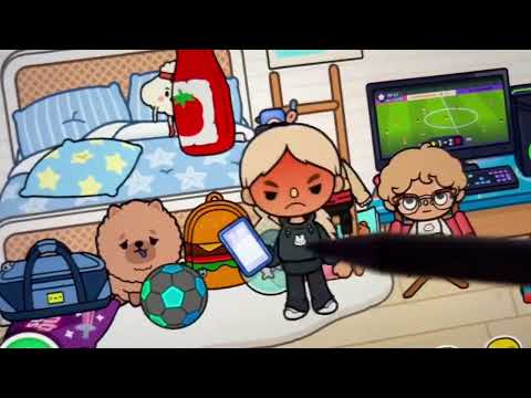 Toca Boca half of night routine part 1 out of 4