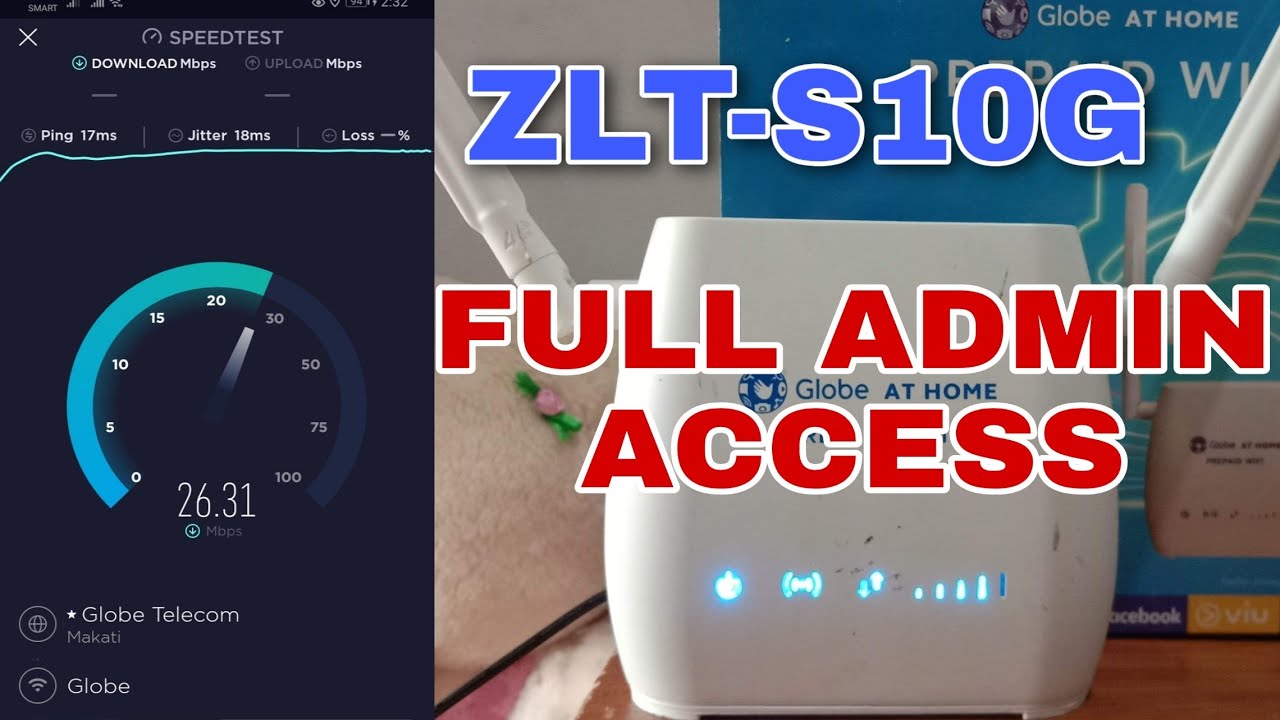 GLOBE HOME PREPAID WIFI ZLT-S10G | UPDATE VIA FULL ADMIN ACCESS - YouTube