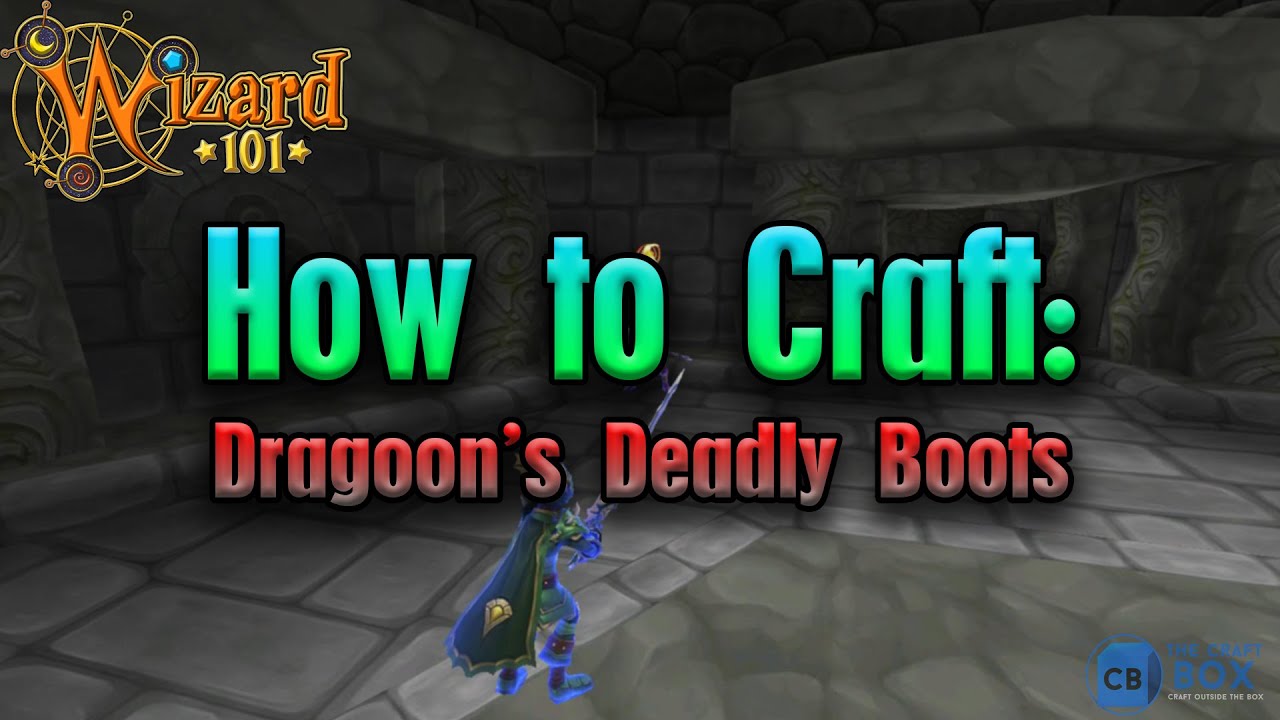 Wizard101 Completionist Crafter #88 | Dragoon's Deadly Boots - YouTube