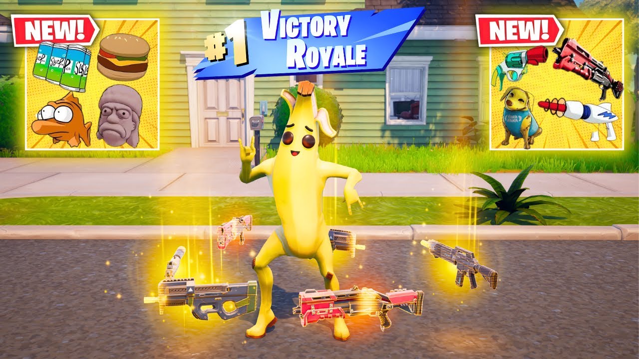 ALL MYTHIC AND EXOTIC GUNS IN FORTNITE (NEW! Fortnite Chapter 6 Season ...