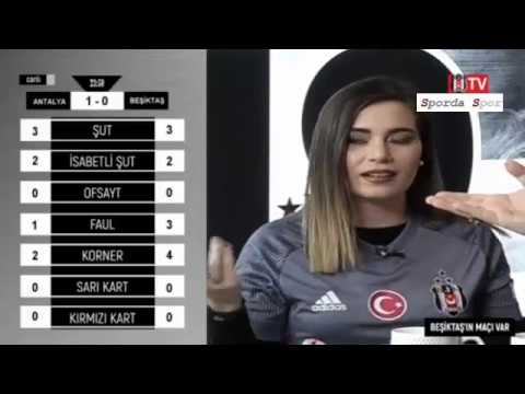 18.Hafta Antalyaspor - Beşiktaş 1-2 Maç Anında Beşiktaş Tv'de Goller ve Sayılmayan Gol