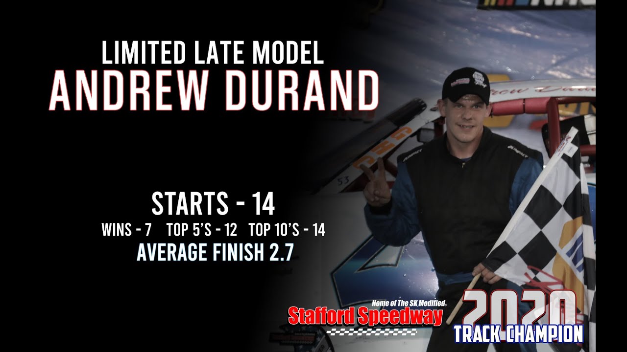 2020 Limited Late Model Champion Andrew Durand - YouTube