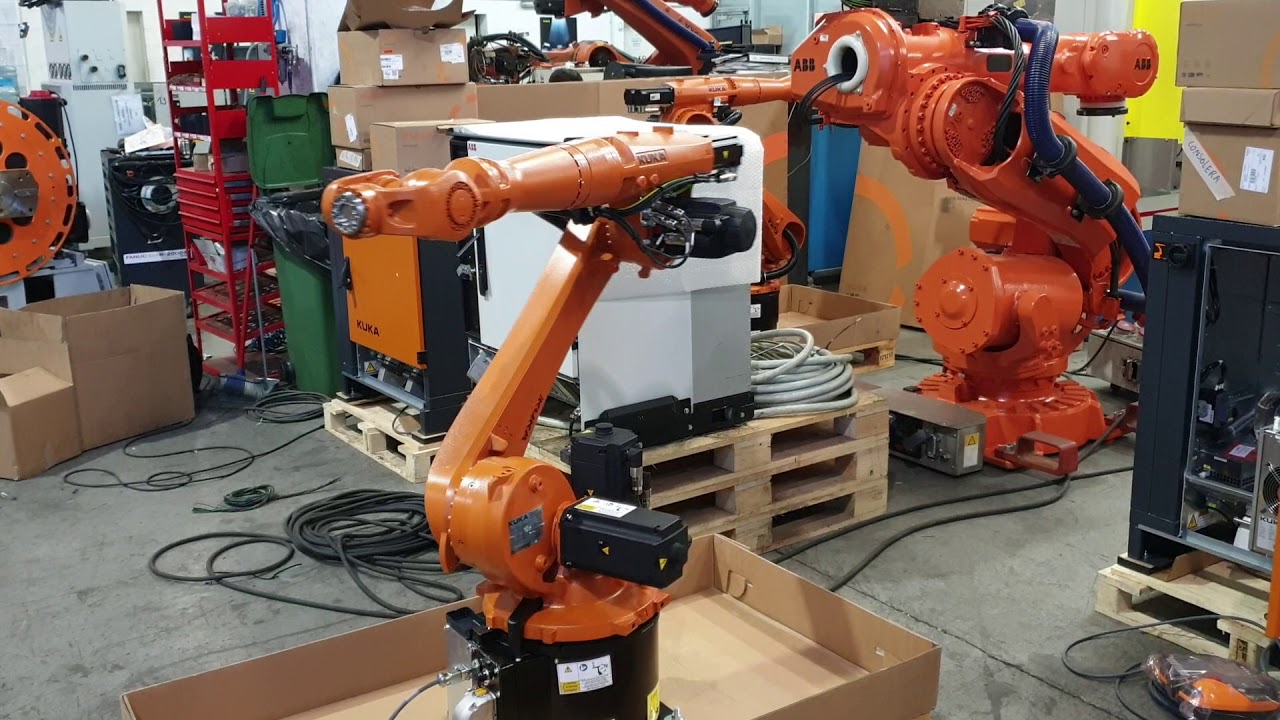 Kuka Roboter Cybertech KR20 R 1810 - YouTube
