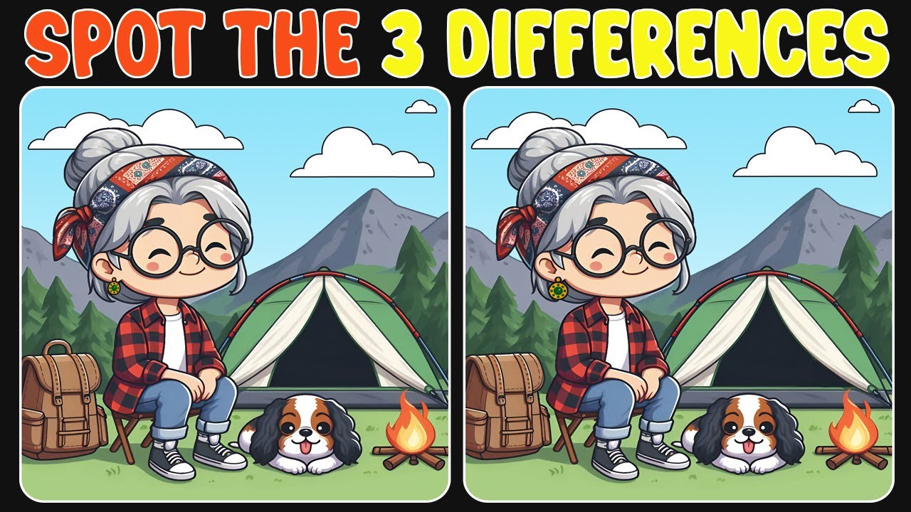 🧩🧠Spot the three differences : A difficult puzzle to find all. (Quite ...