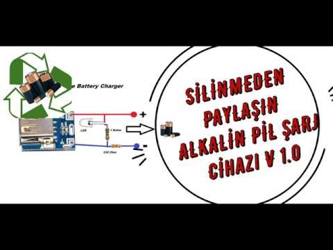 Silinmeden İzleyin - Alkalin Pil Şarj Devresi - DIY Alkaline Battery Charger