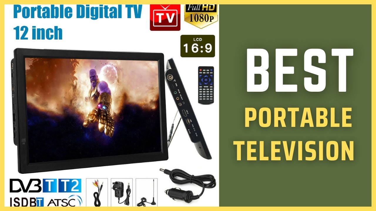 Best Portable Television | 12 Inch Portable Mini Car Television Review ...