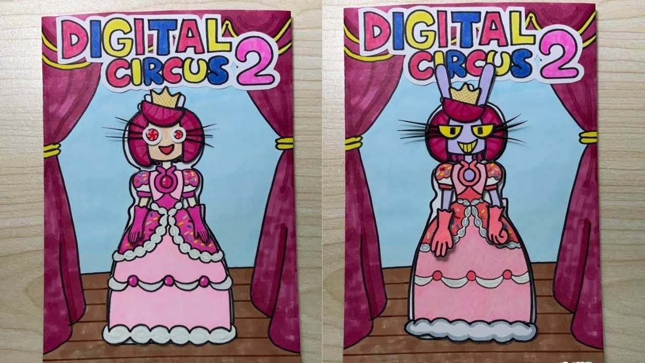 [ Paperdiy ] Princess Loolilalu & Princess Jax 🎪THE DIGITAL CIRCUS 2 ...