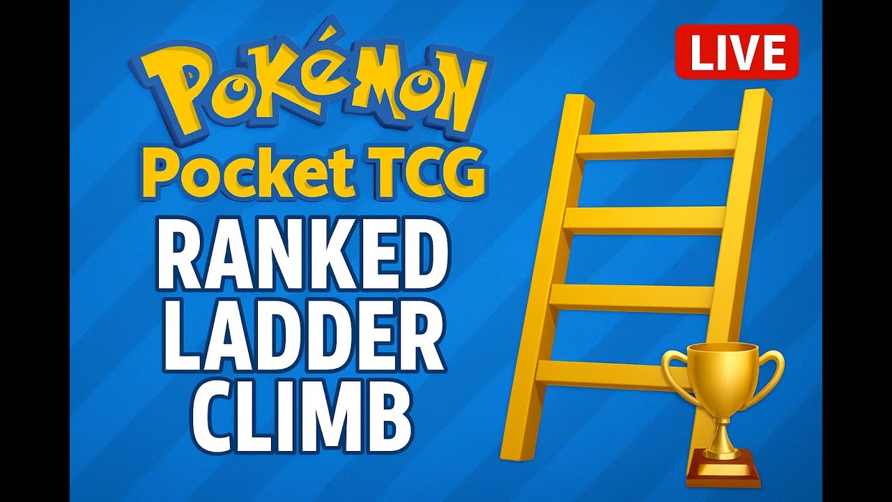 Pokémon Pocket TCG + Ranked Ladder Climb Live! - YouTube