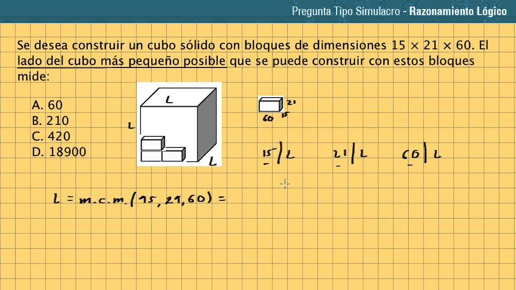 Pregunta + Solución. Preu UdeA y Unicartagena. Aritmética: Se desea ...
