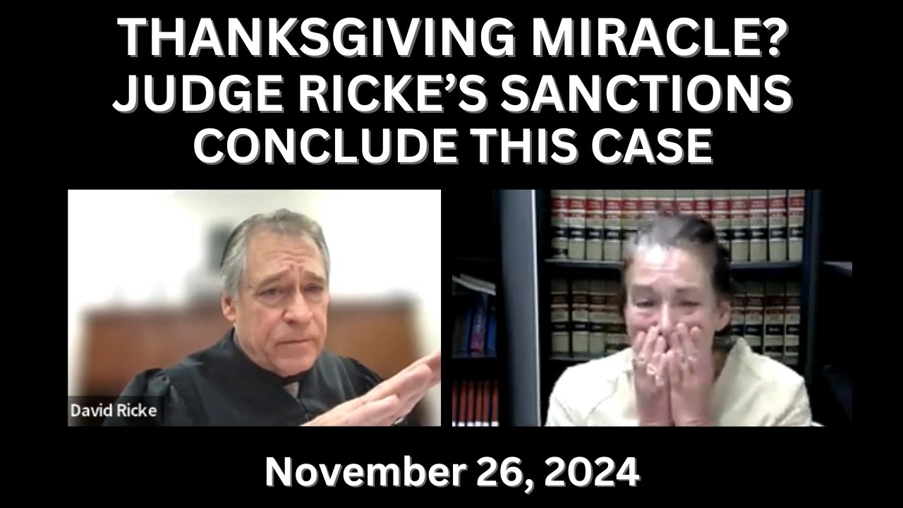Judge Ricke's Thanksgiving Surprise - YouTube