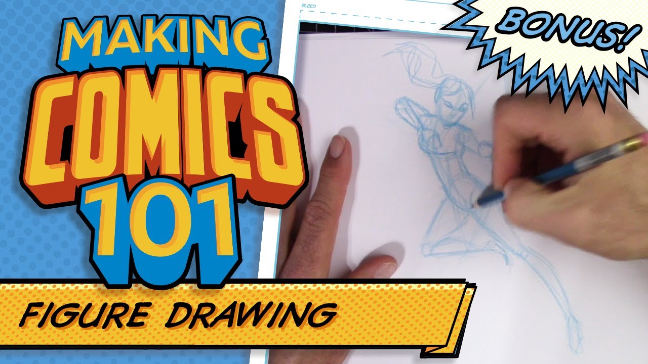 Figure Drawing-Gesture & Construction! Making Comics 101 Bonus - YouTube