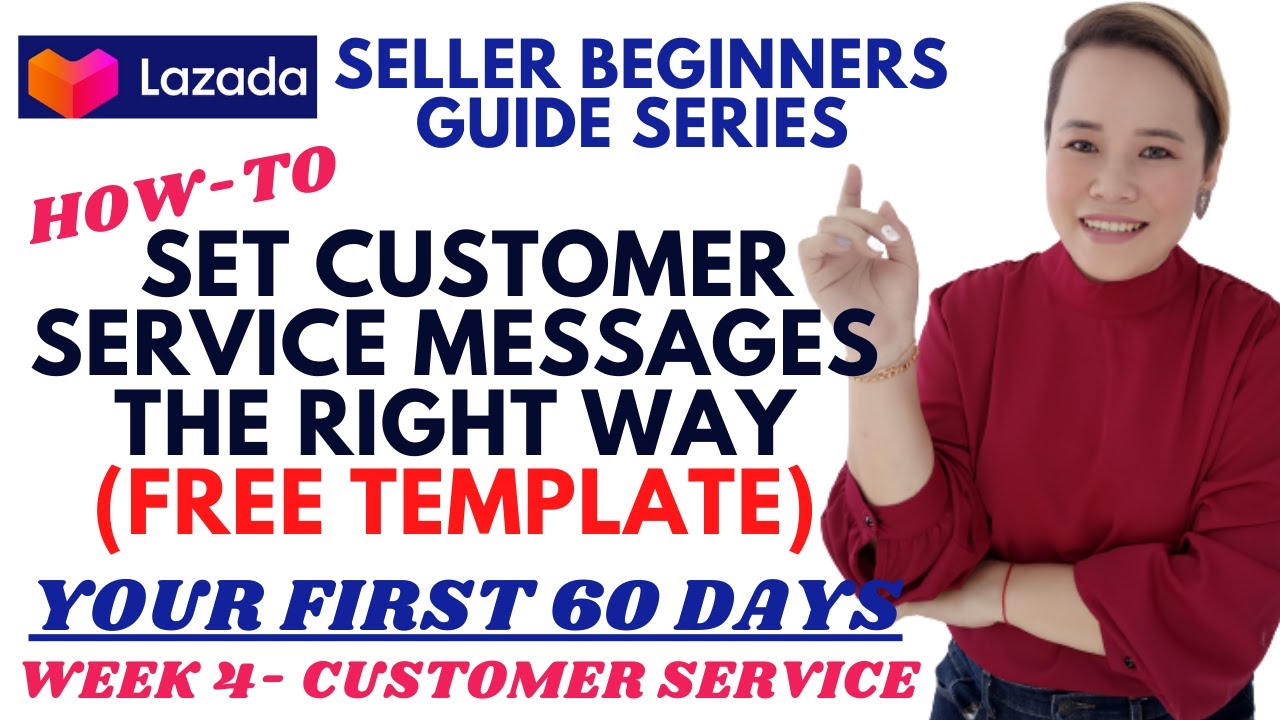 SET CUSTOMER SERVICE MESSAGES THE RIGHT WAY FOR YOUR LAZADA STORE - YouTube