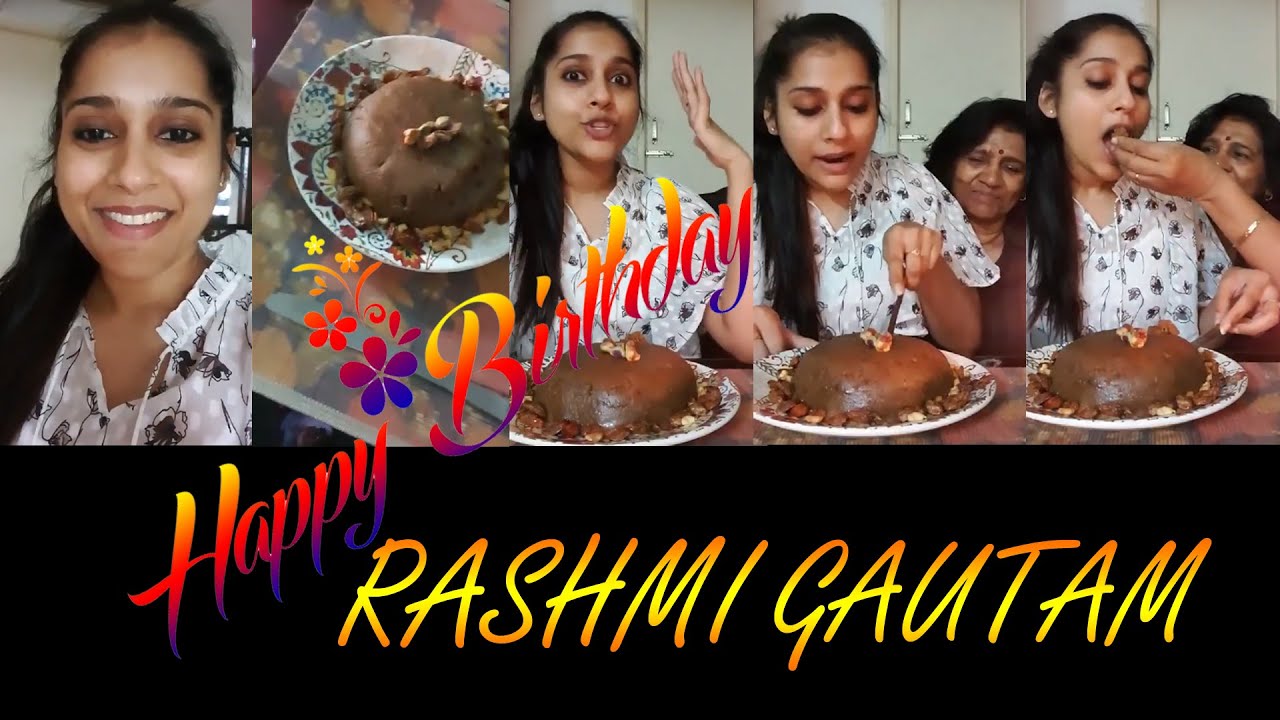 Anchor Rashmi Gautam Birthday Celebrations 2020 At Home Quarantine ...