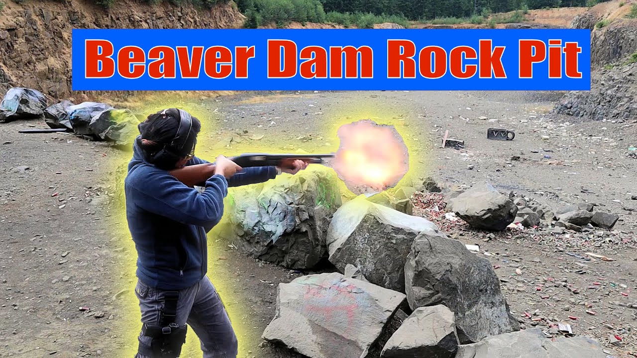 Fun day shooting at Beaver Dam Rock Pit, Oregon - YouTube