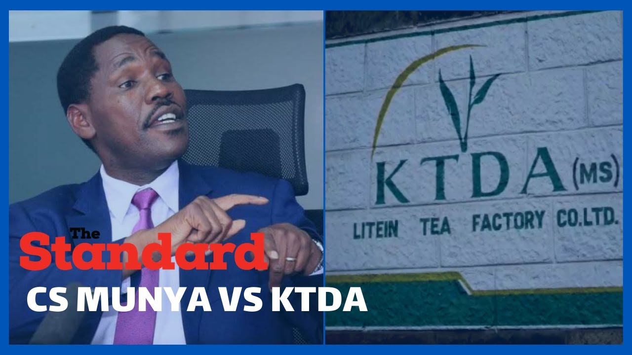 KTDA factory directors lock horns with Agriculture CS Peter Munya - YouTube