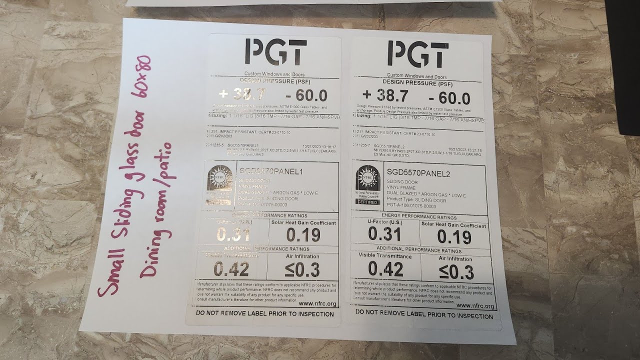 What to do with window stickers after final inspection - YouTube