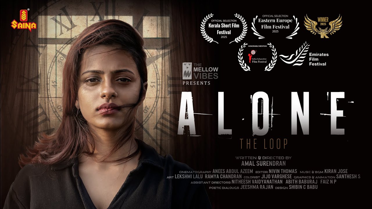 Alone : The Loop Short Film | Abhirami Vishnu | Amal Surendran - YouTube