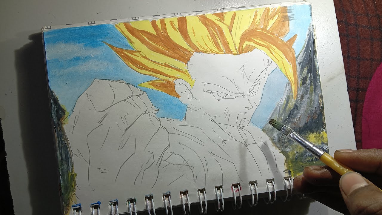 Gohan drawing part 2 |How to draw anime character Gohan drawing #gohan ...