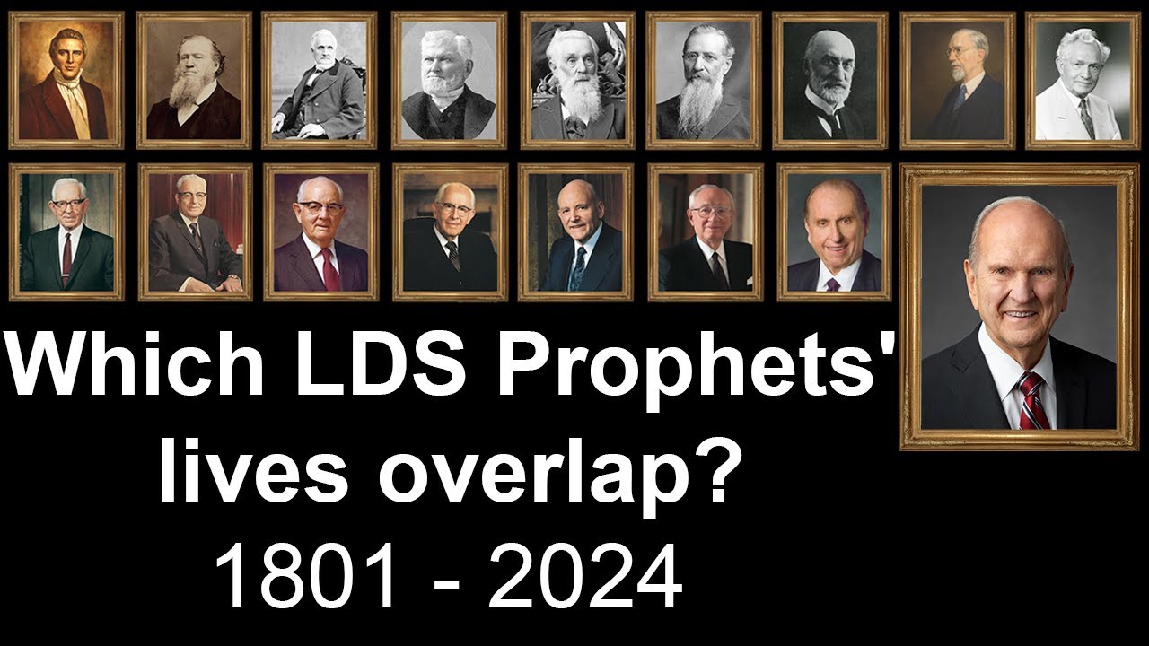 Timeline of which LDS Prophets lives overlap (1801 - 2024) - YouTube
