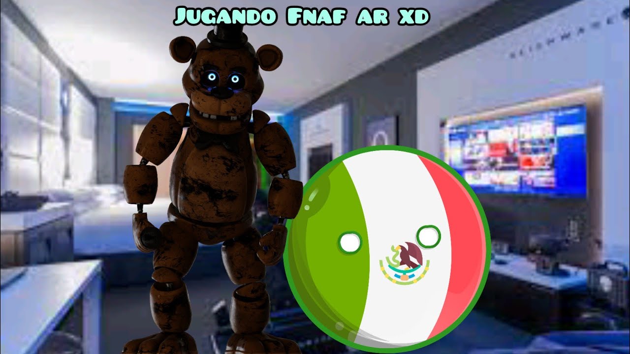 México juega FNAF AR #1 | peleamos contra el osito Freddy fazbear :0 XD ...