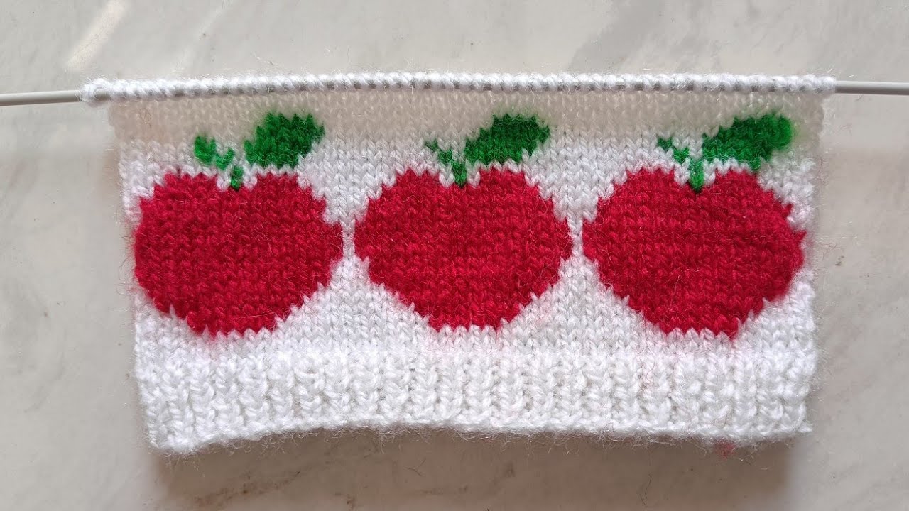 Apple Sweater design | - YouTube