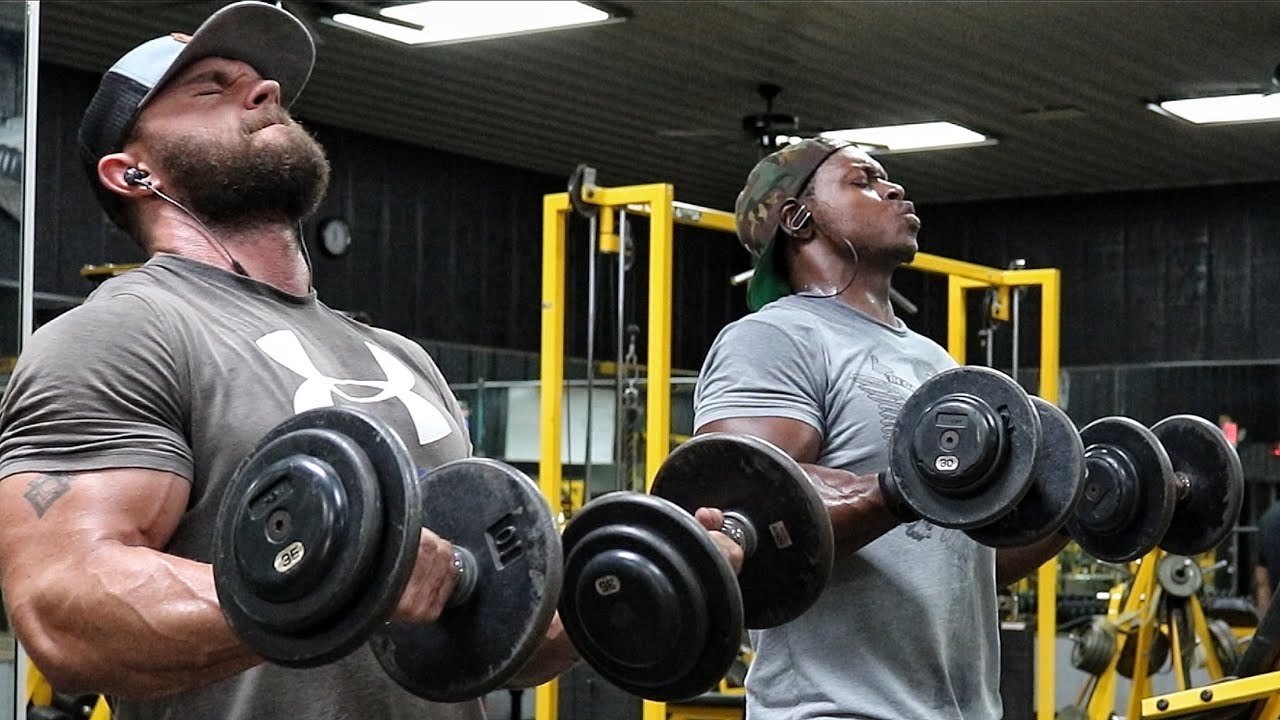 Best Arm Workout EVER | Training The Strongest Guy In My Gym | Day 4 ...