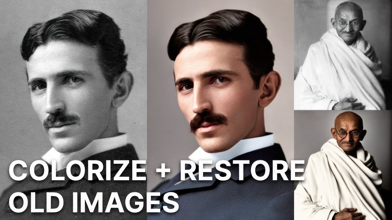 Colorize and Restore Old Images - YouTube