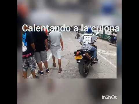 Calentando la culona