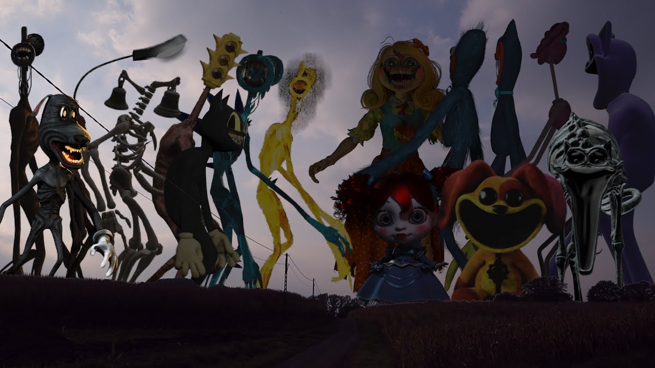 ALL Siren Head CREATURES VS ALL Poppy Playtime Creatures (From EVERY ...