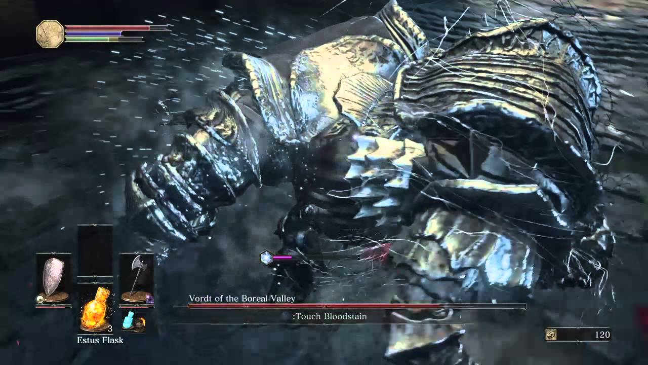 DARK SOULS 3 Vordt of the Boreal Valley Boss Battle - YouTube
