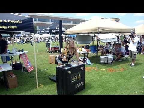 Shanna McLaughlin with the Buddha Cooler