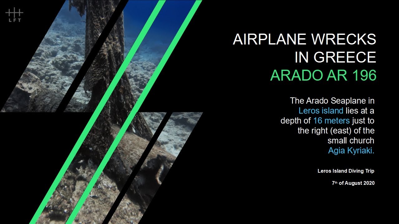 Arado AR 196 Seaplane | Leros, Greece - YouTube