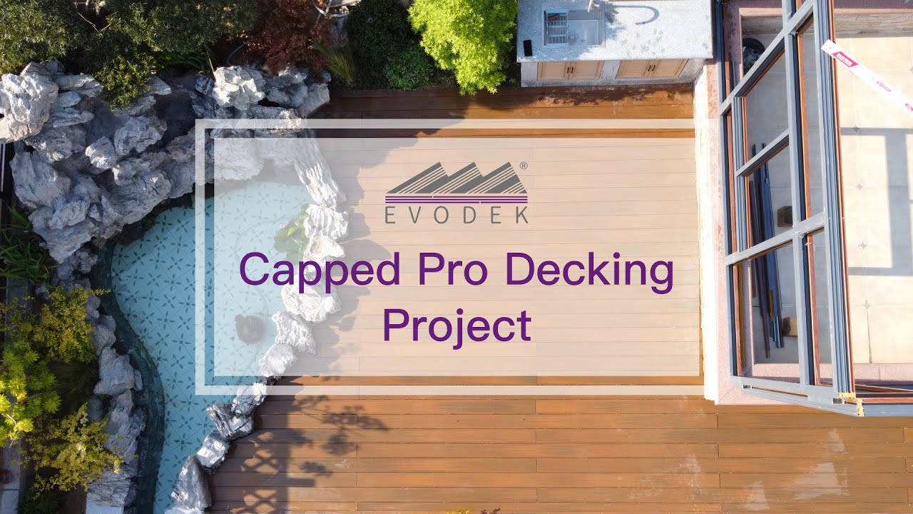 EVODEK® Capped Pro Decking Project-1 - YouTube