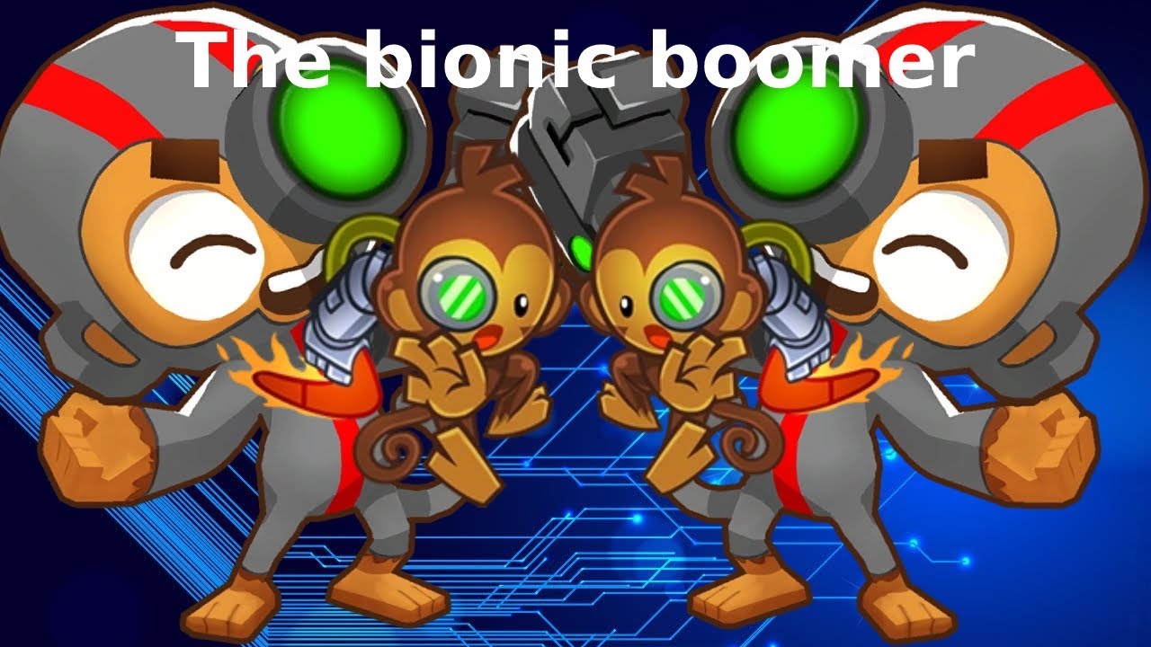 Using The Bionic Boomer In Bloons Monkey City!!! - YouTube