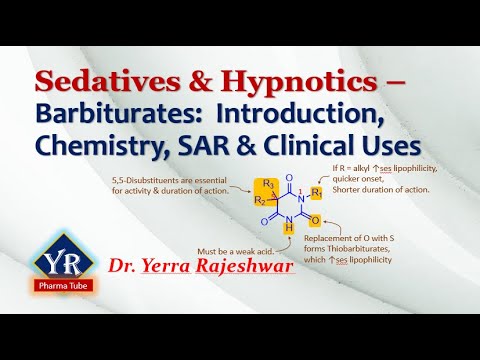 Sedatives & Hypnotics - Barbiturates: Introduction, Chemistry, SAR ...