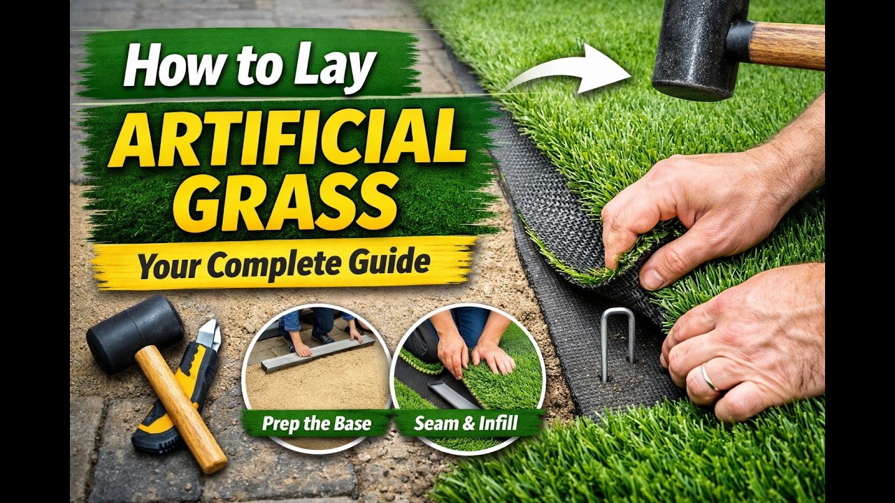 How to Lay Artificial Grass Your Complete Guide - YouTube