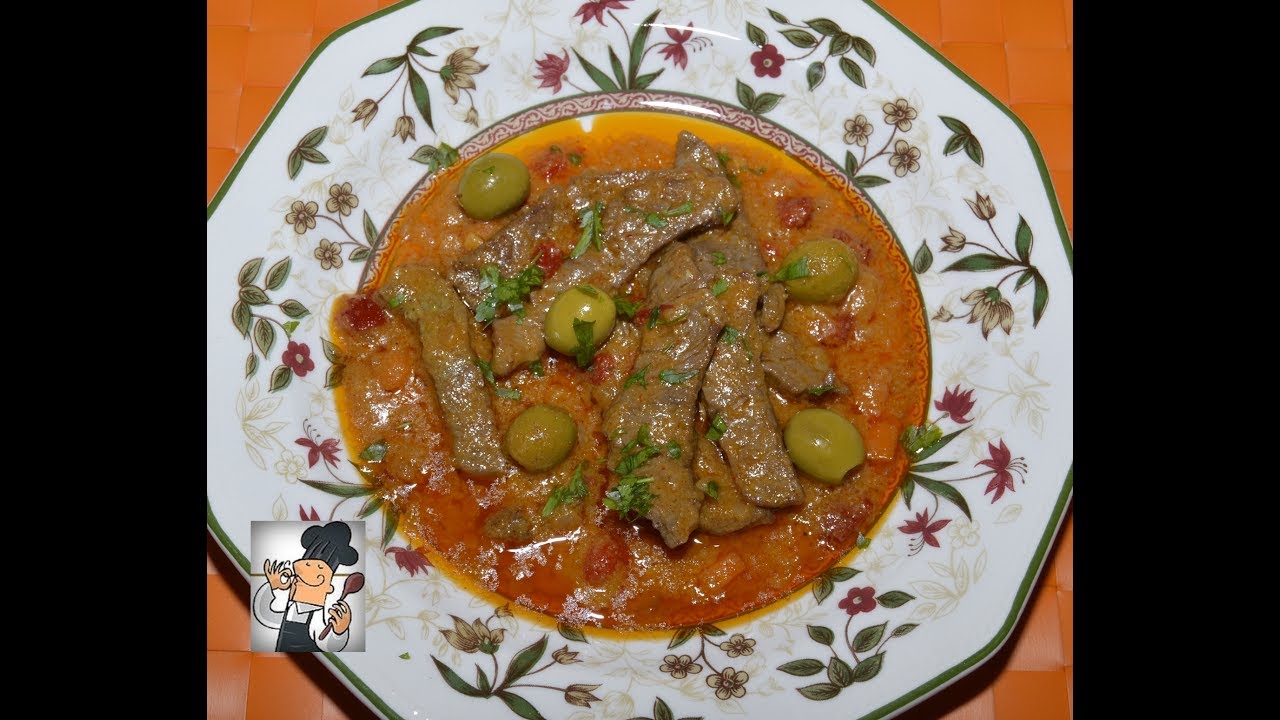 CADERA DE TERNERA CON ACEITUNAS - YouTube