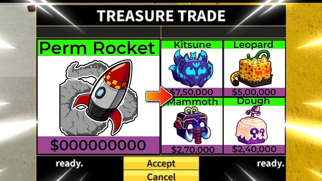 Trading "Permanent Rocket" for 24 hours😱 || Blox Fruit Hindi Gameplay ...