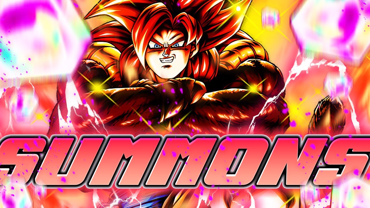 30k SUMMONS GOGETA SSJ 4 💎 ULTRA ESTAMPADA... | DRAGON BALL LEGENDS 🐲 ...