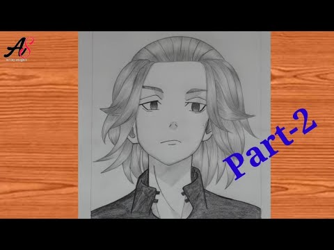 Mikey-Kun drawing || Anime boy drawing step by step for beginners ...