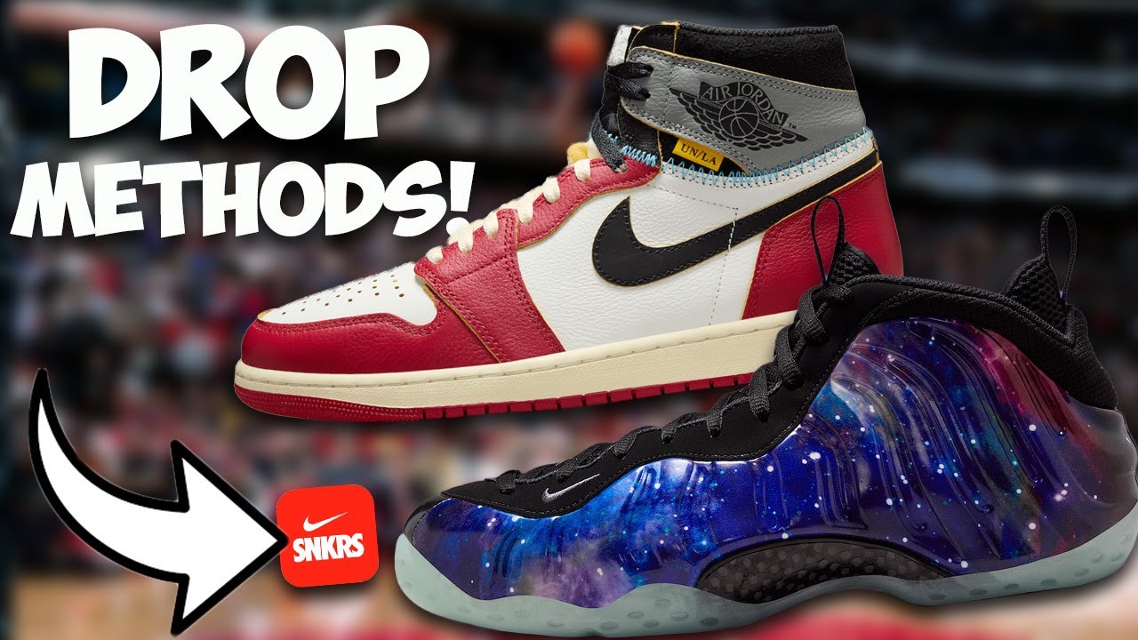 DROP METHODS EXPLAINED Jordan 1 X Union LA Chicago & Galaxy Foamposites ...