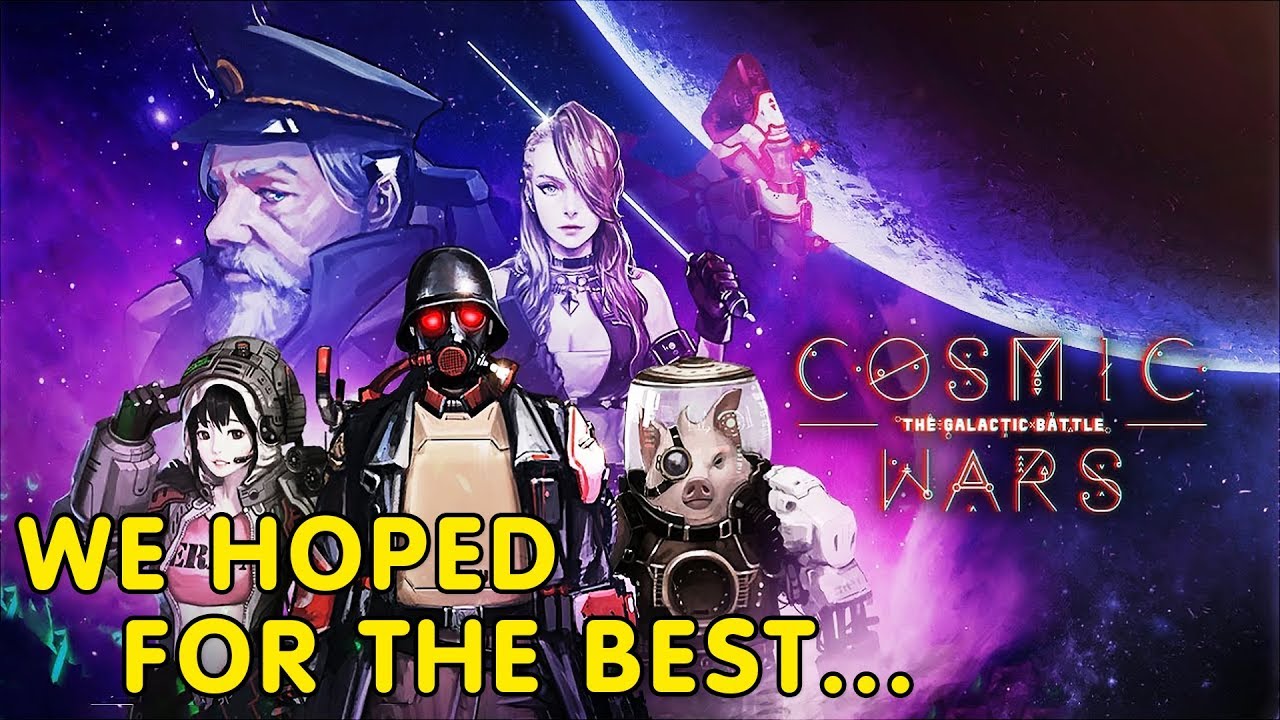 COSMIC WARS : THE GALACTIC BATTLE Gameplay. We hoped for the best - YouTube