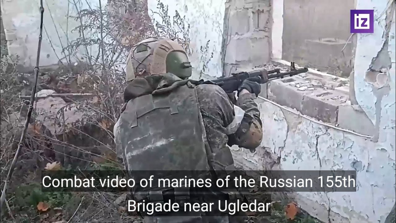 Combat video of marines of the Russian 155th Brigade near Ugledar - YouTube