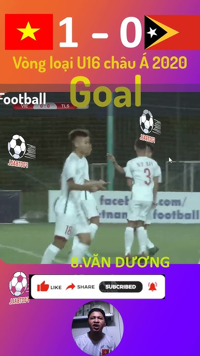 u16 vietnam vs u16 timor leste | Vòng loại U16 châu Á 2020 | NGUYỄN VĂN DƯƠNG - YouTube