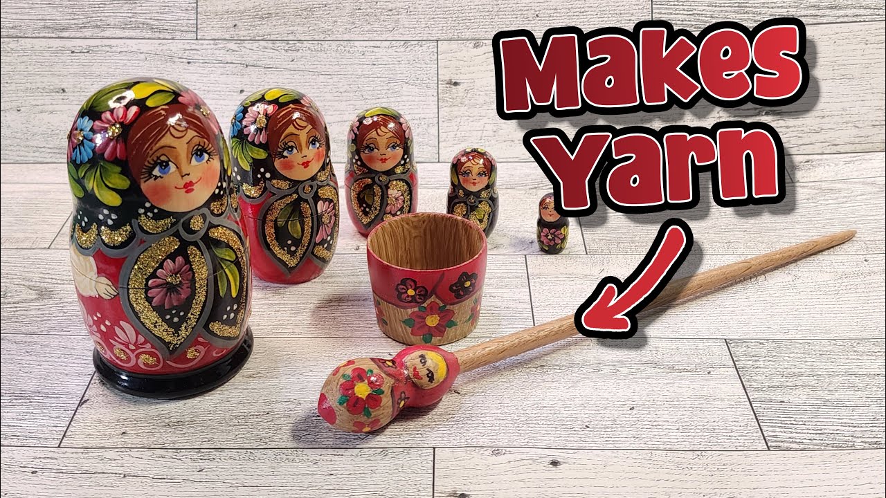 Russian Nesting Doll Support Spindle - YouTube