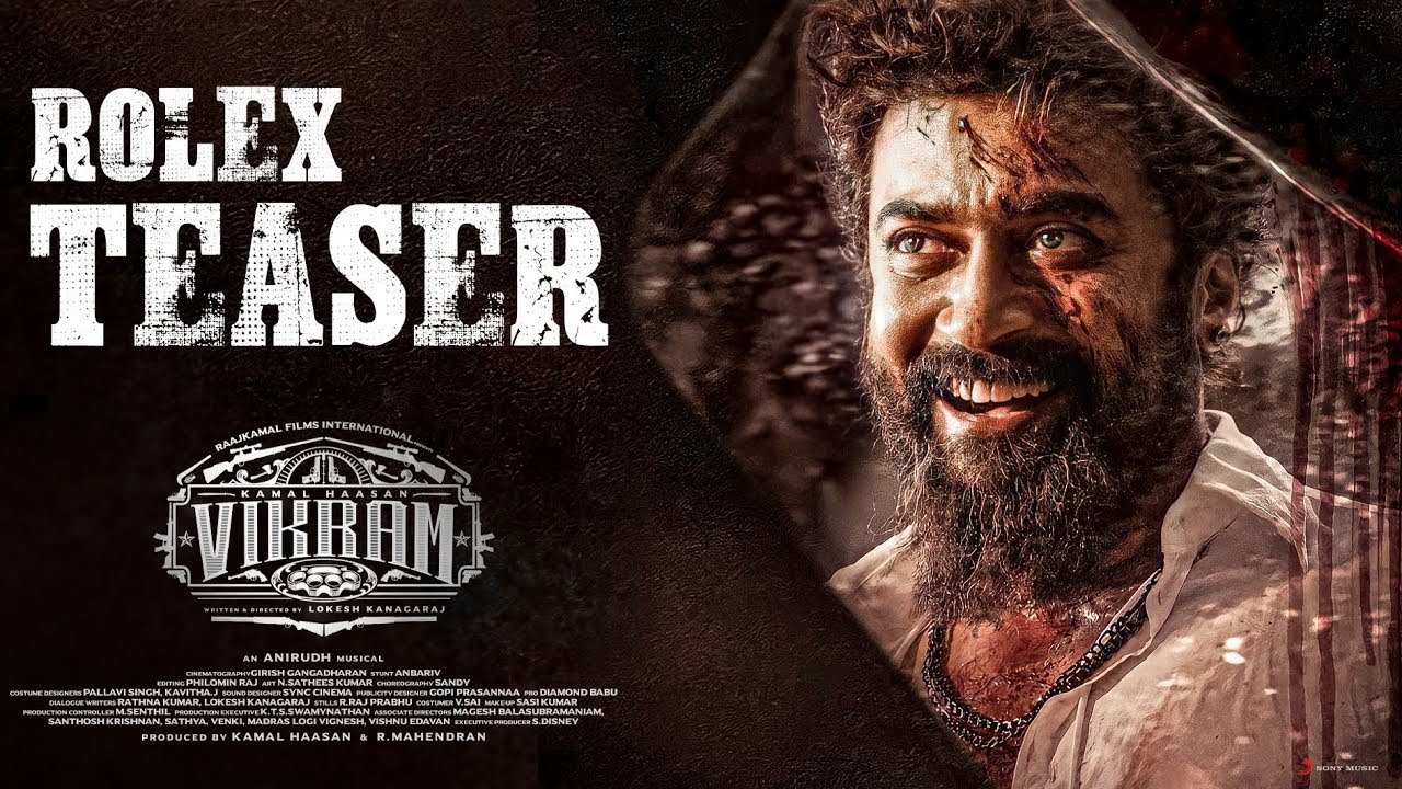 Rolex Offical Trailer | Rolex Teaser | Surya | Rajkamal Films | Rolex ...