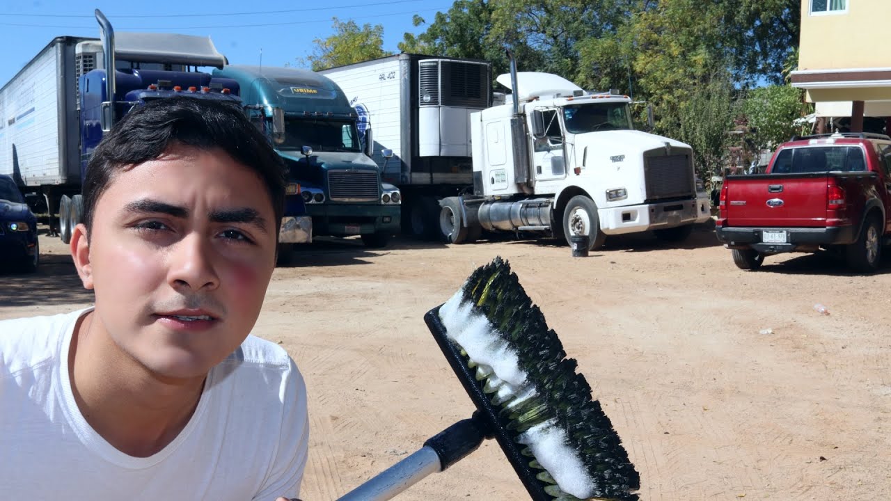 Lavando TODOS LOS TRAILERS de la Yarda 🧼 ¿quedaron limpios? - YouTube