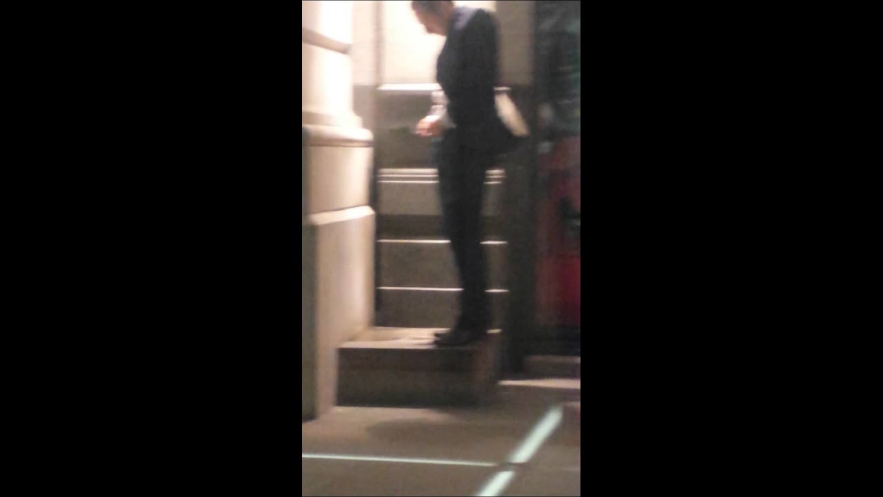 Rude man urinating in public. - YouTube