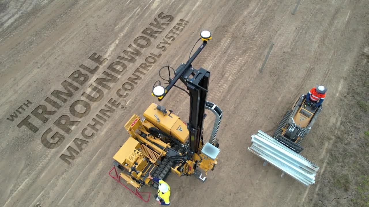 Vermeer point-to-point automation with Trimble Groundworks - YouTube