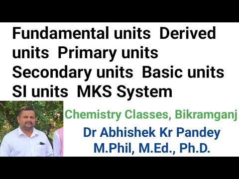 Fundamental units Derived units Primary units Secondary units Basic ...